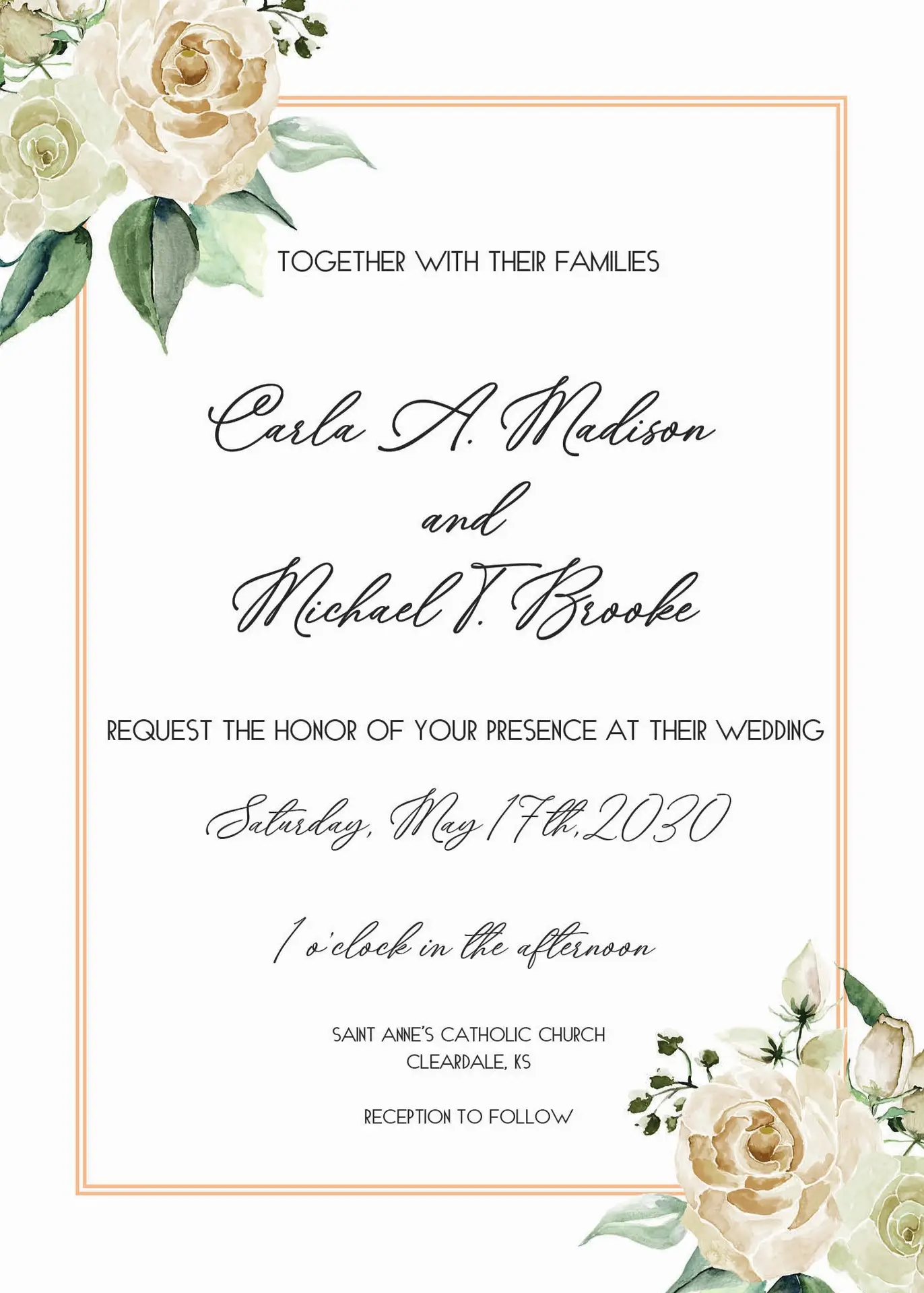 Wedding examples – The Design Shop